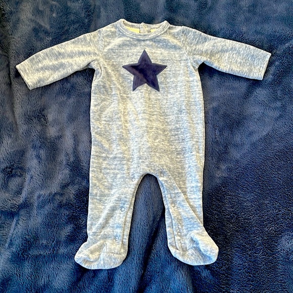 First Impressions | One Pieces | First Impressions One Piece Fleece Blue With Star Size 36 ...